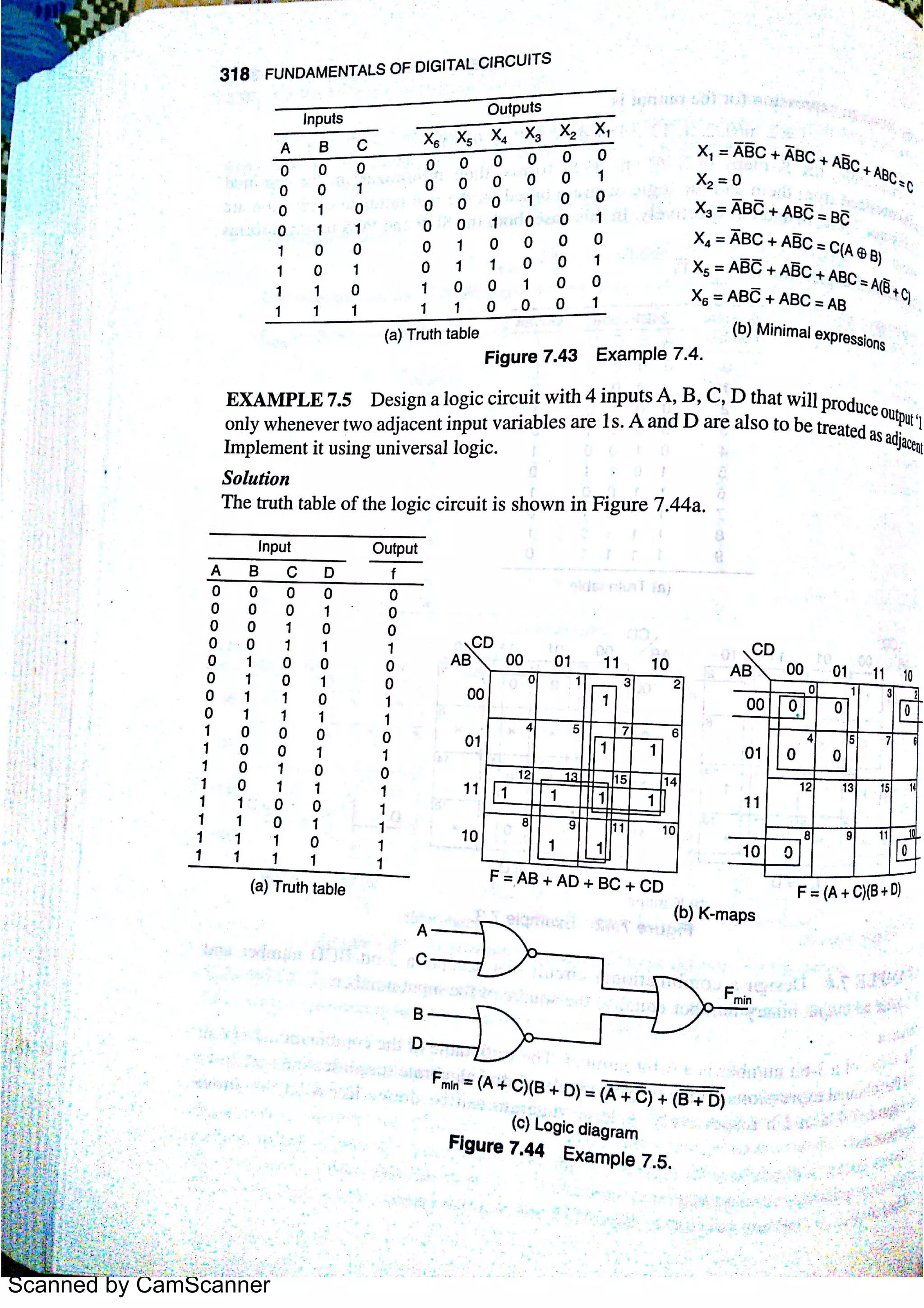 Combinational logic Design | PDF