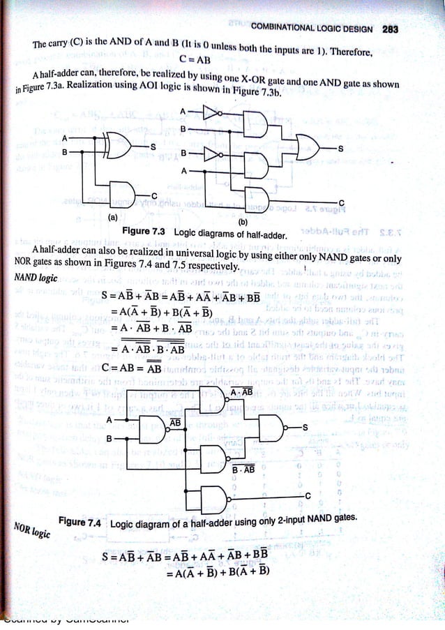Combinational logic Design | PDF