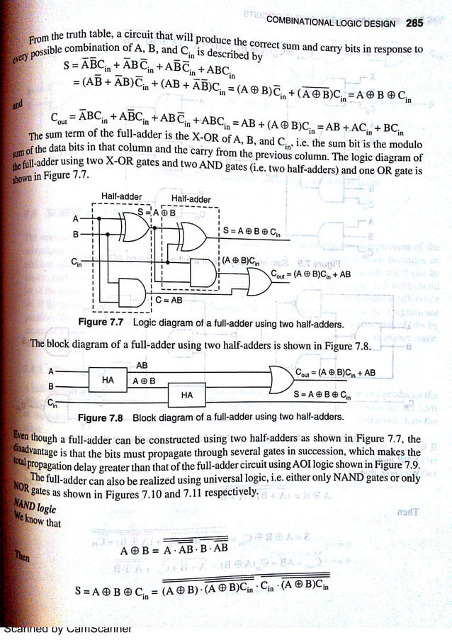 Combinational logic Design | PDF
