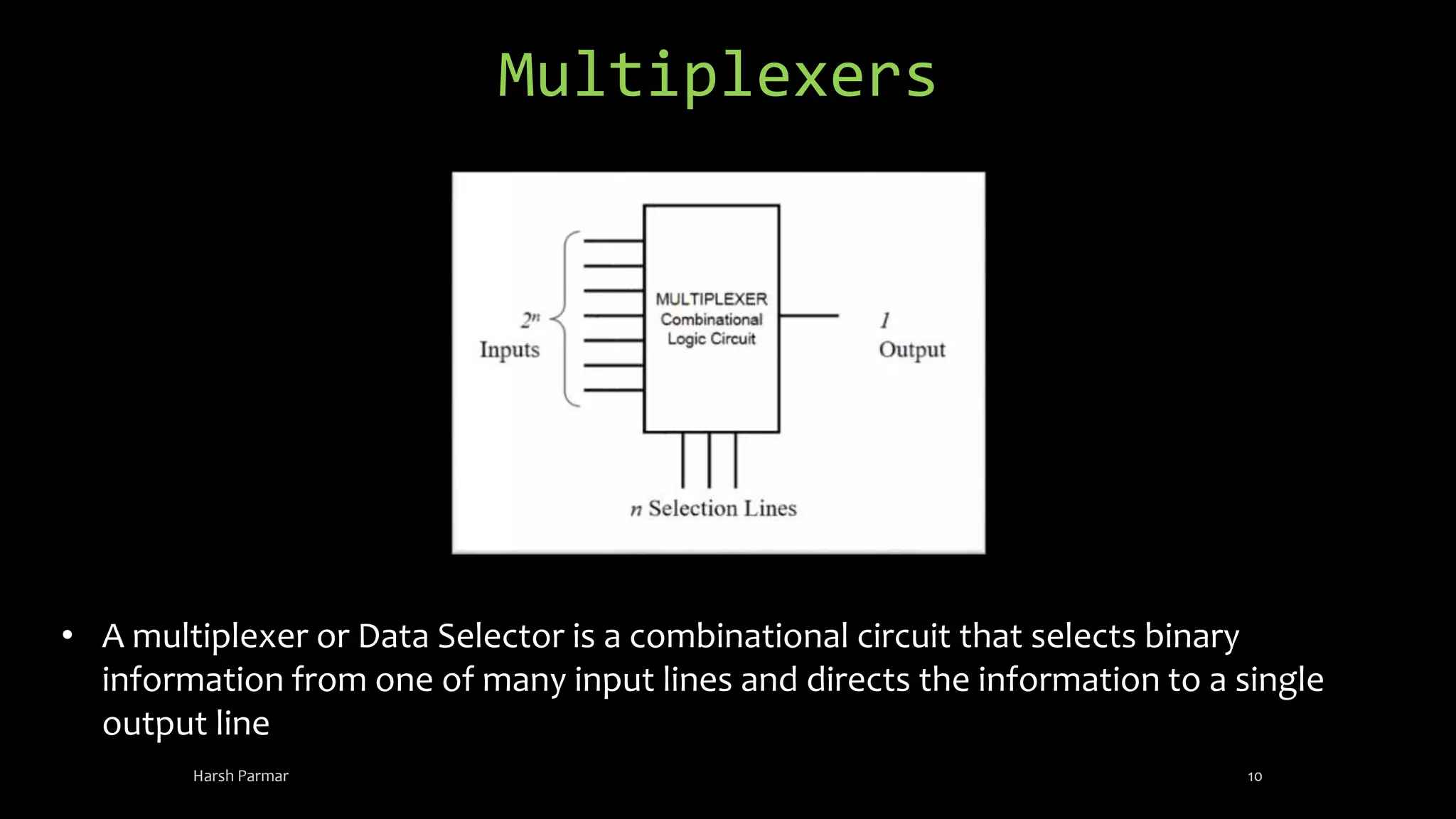 Combinational logic With Multiplexers and Decoders | PPTX