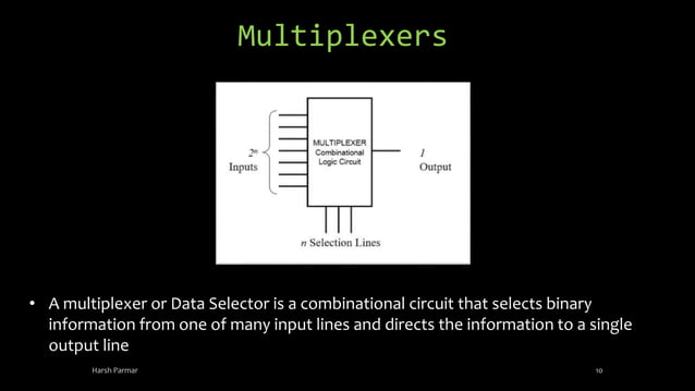 Combinational logic With Multiplexers and Decoders | PPTX | Programming Languages | Computing