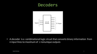 Combinational logic With Multiplexers and Decoders | PPTX