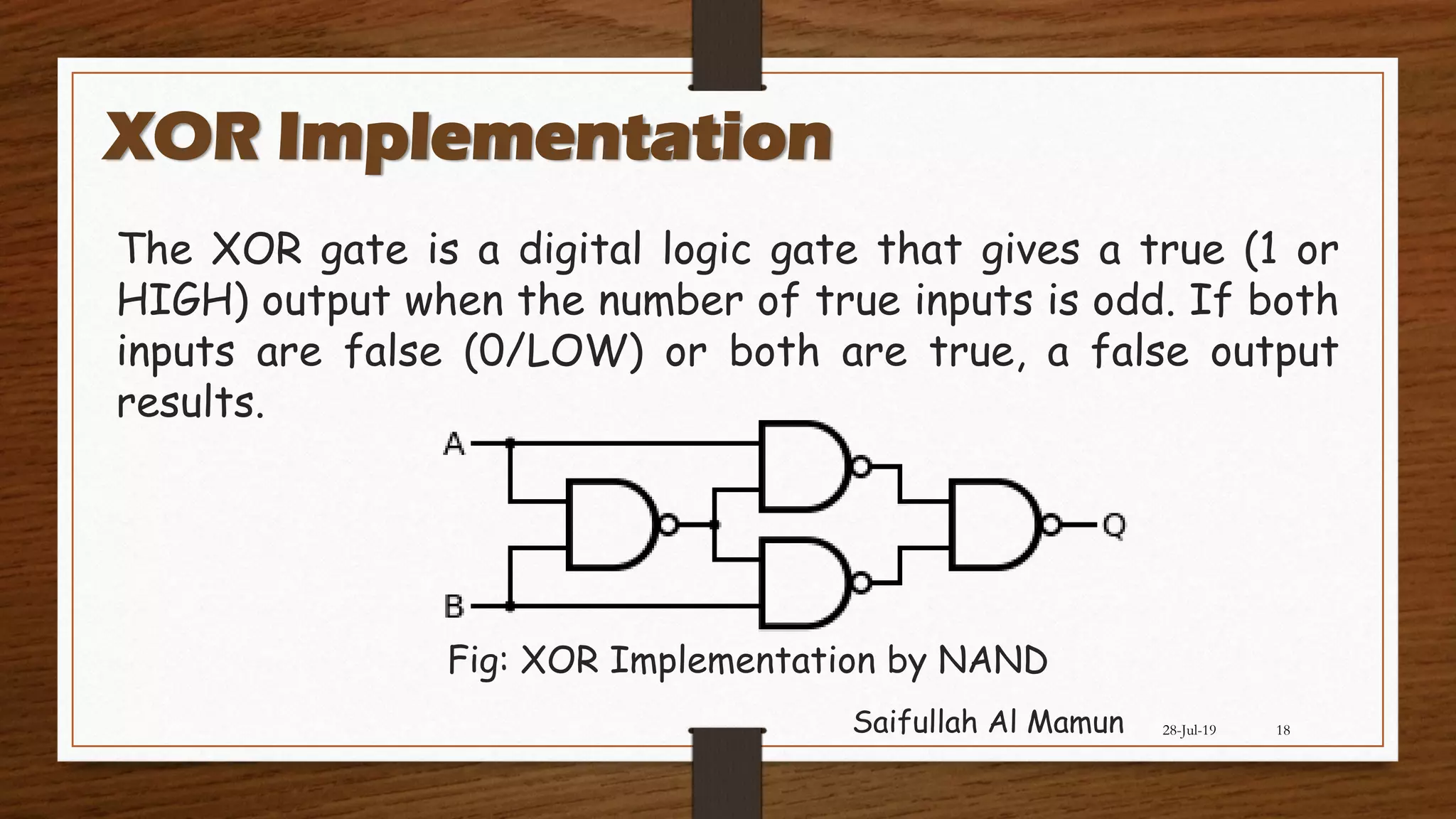 Combinational logic circuit | PPT Combinational logic circuit | PPT