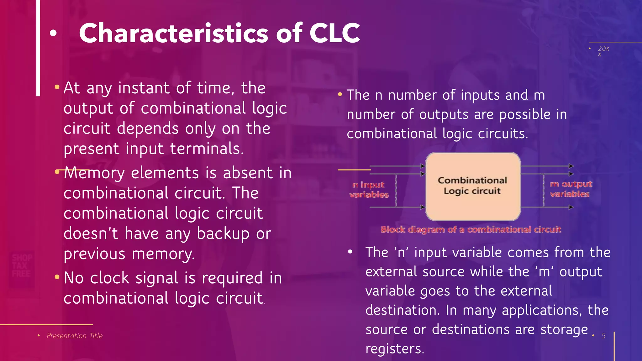 Combinational Logic Circuit And Sequential Logic Circuit Pptx Free