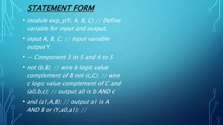 Combinational logic circuits by Tahir Yasin | PPTX