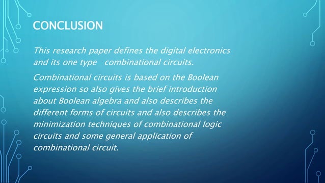 Combinational Logic Circuits By Tahir Yasin Ppt
