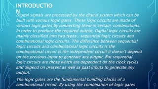 Combinational logic circuits by Tahir Yasin | PPTX