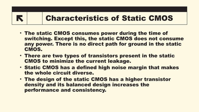 Combinational MOS Logic Design (Combinational Metal oxide semiconductor ...