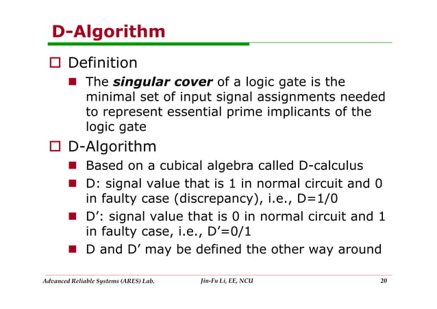 Combinational And Sequential Atpgpdf