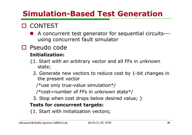Combinational And Sequential Atpgpdf