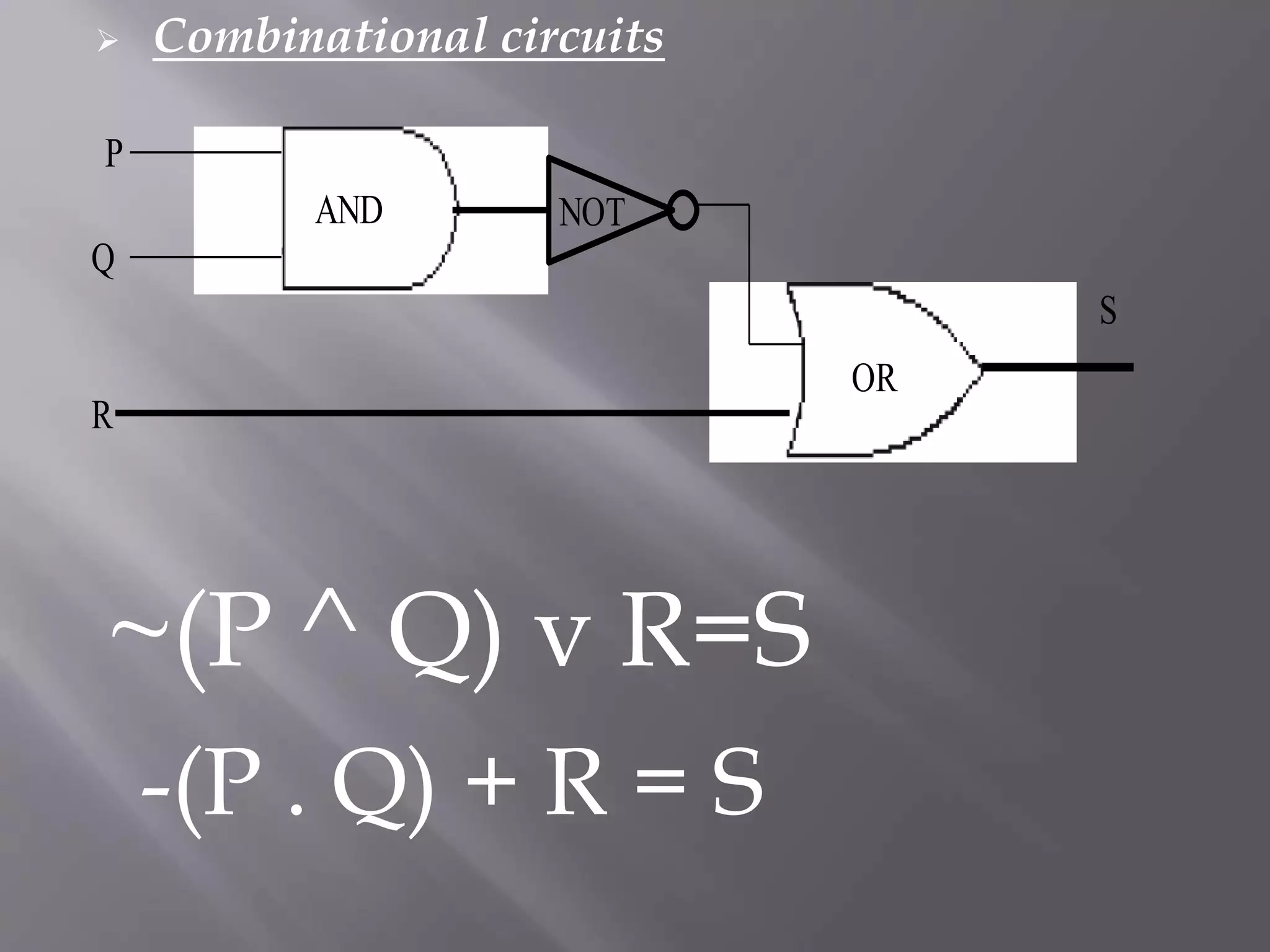 Combinational circuits | PPSX