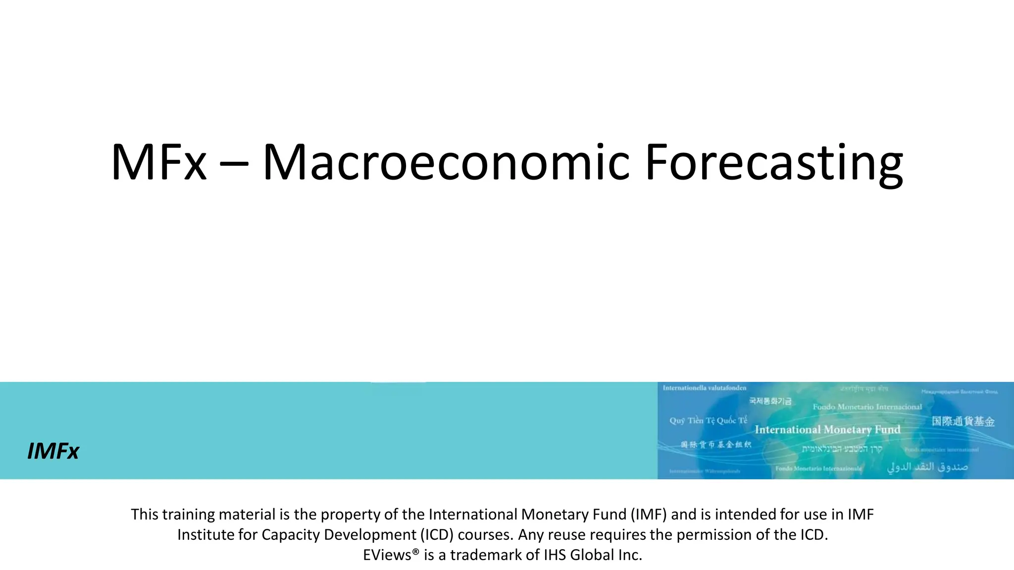 Combination Forecast using econometrics methods | PDF