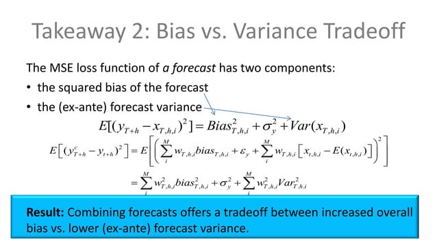 Combination Forecast using econometrics methods | PDF