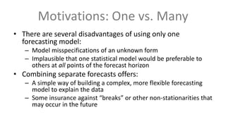 Combination Forecast using econometrics methods | PDF