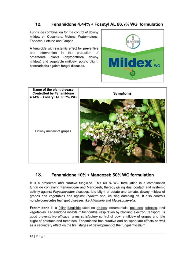 Combination fungicides in india and their uses | PDF