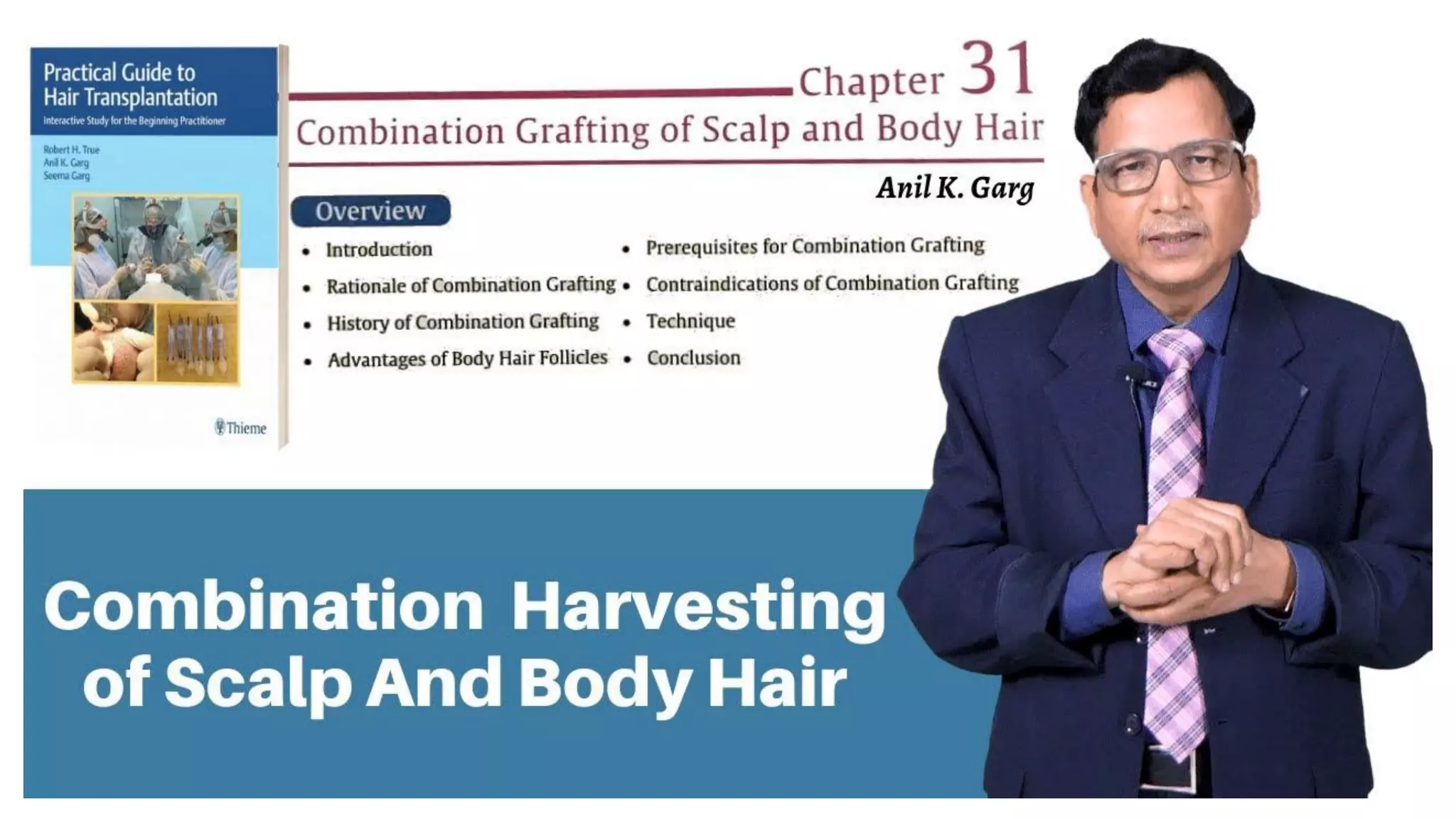 Combination Harvesting of Scalp And Body Hair | Chapter 31 | Practical ...