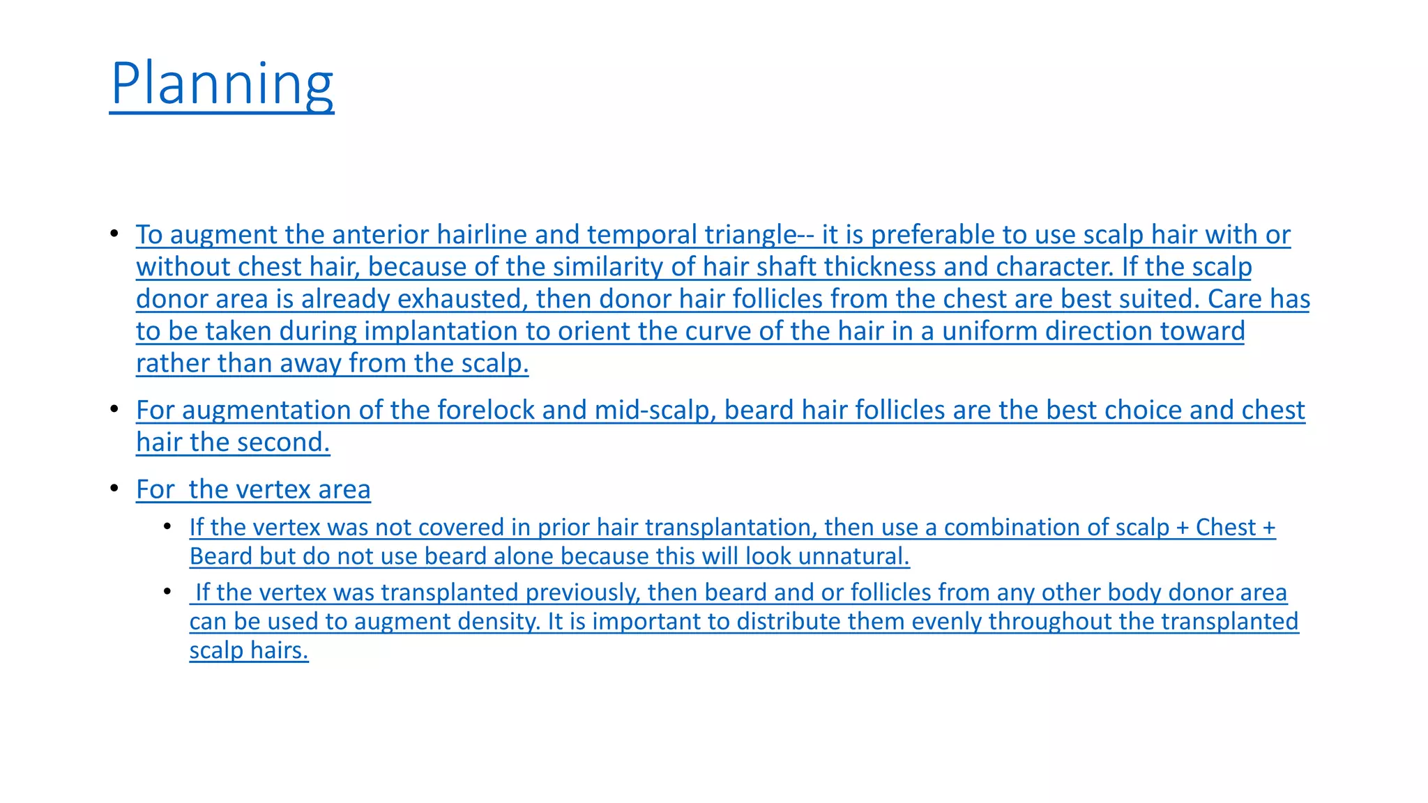 Combination Harvesting of Scalp And Body Hair | Chapter 31 | Practical ...