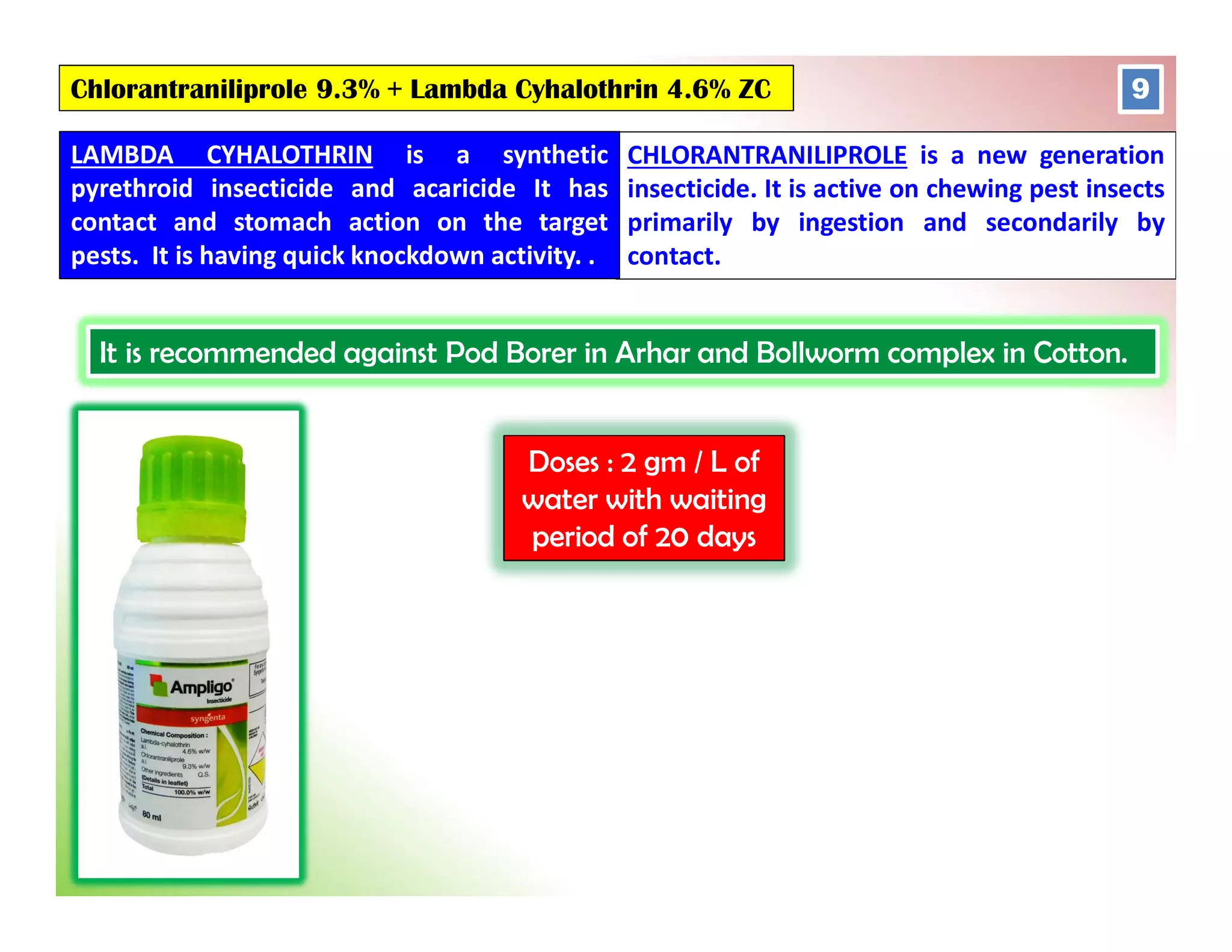 Combination insecticides in india and their uses | PDF
