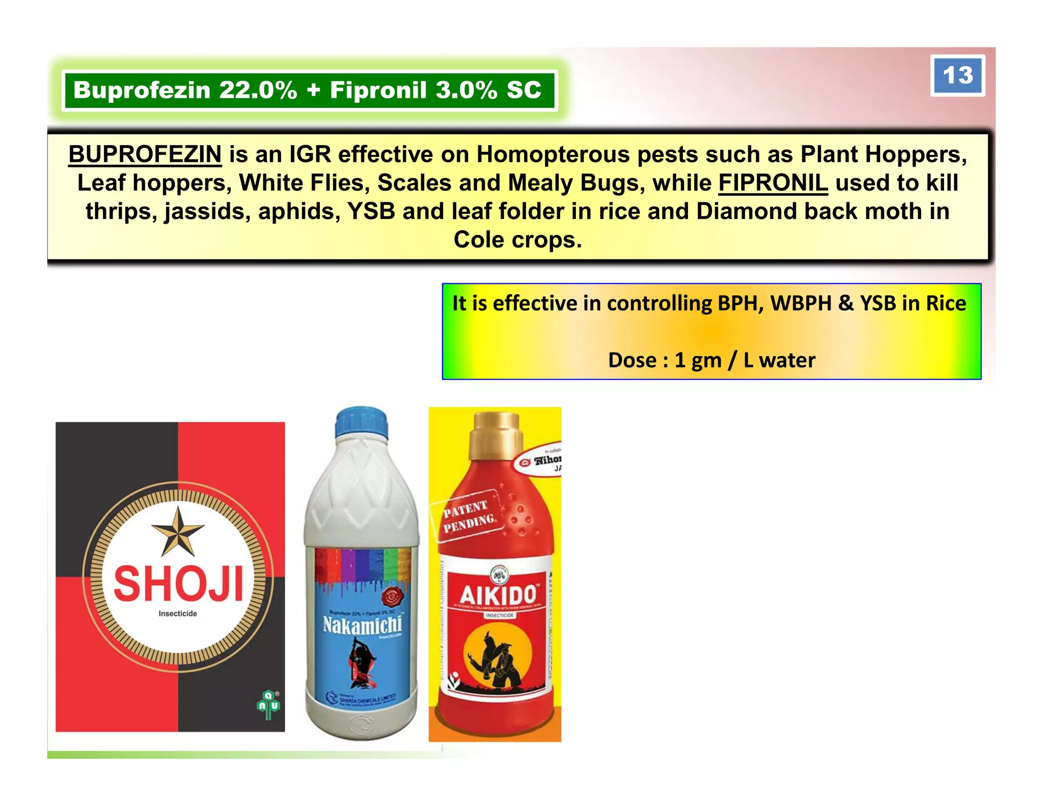 Combination insecticides in india and their uses | PDF