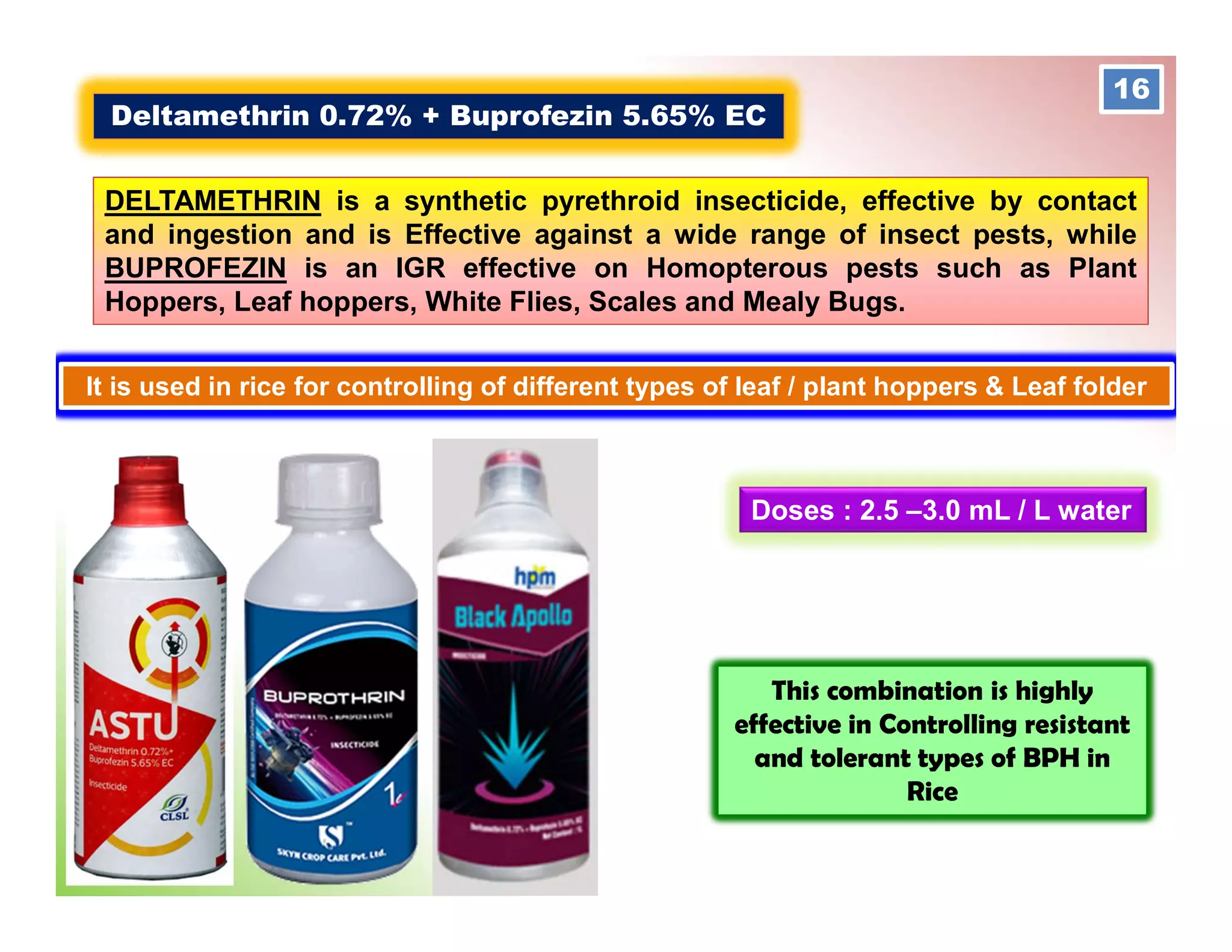 Combination insecticides in india and their uses | PDF