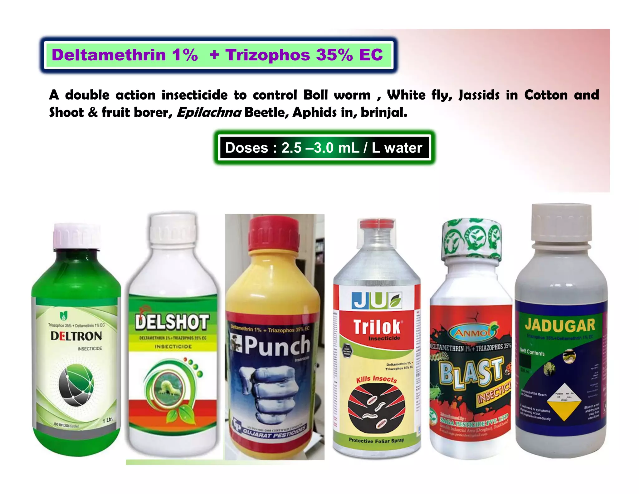 Combination insecticides in india and their uses | PDF