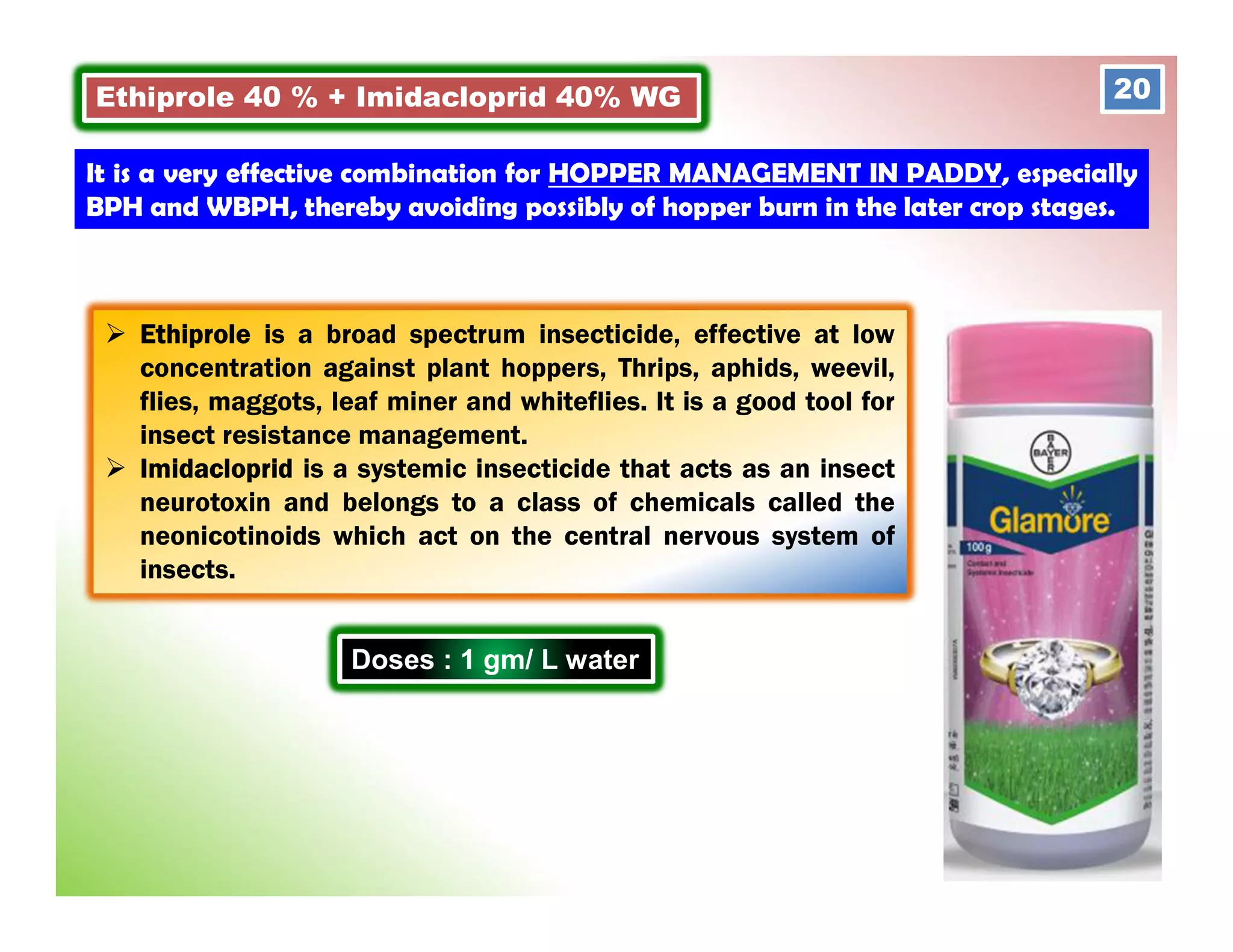 Combination insecticides in india and their uses | PDF