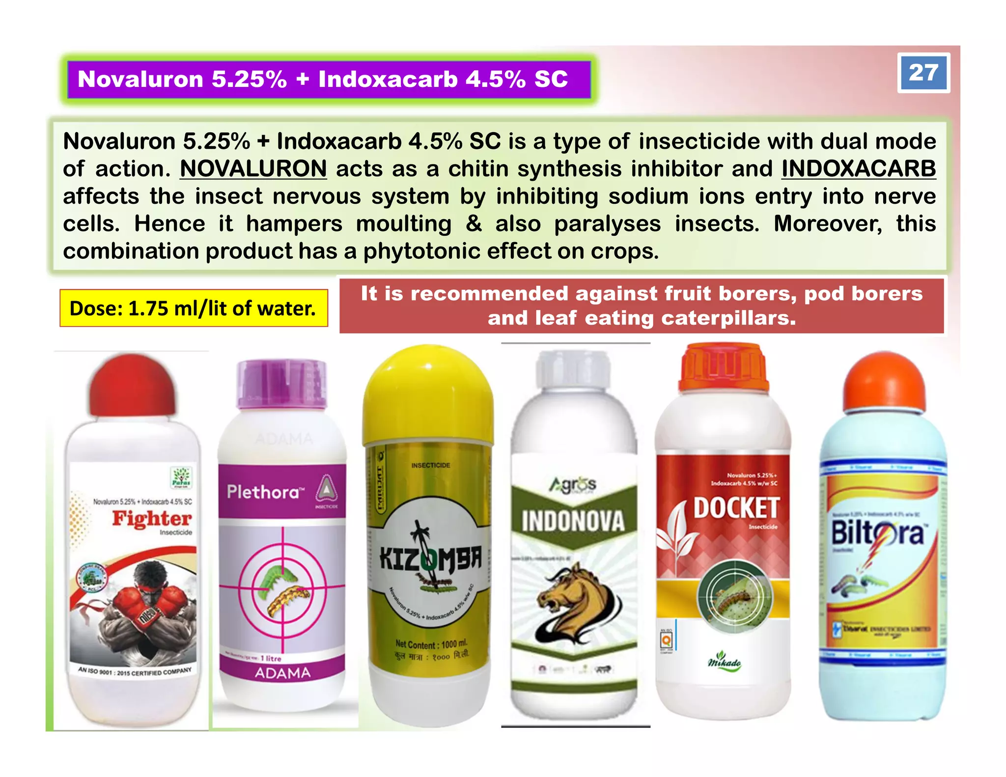 Combination insecticides in india and their uses | PDF