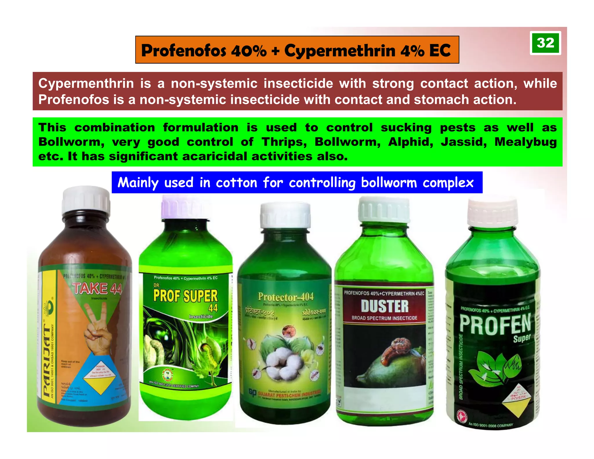 Combination insecticides in india and their uses | PDF