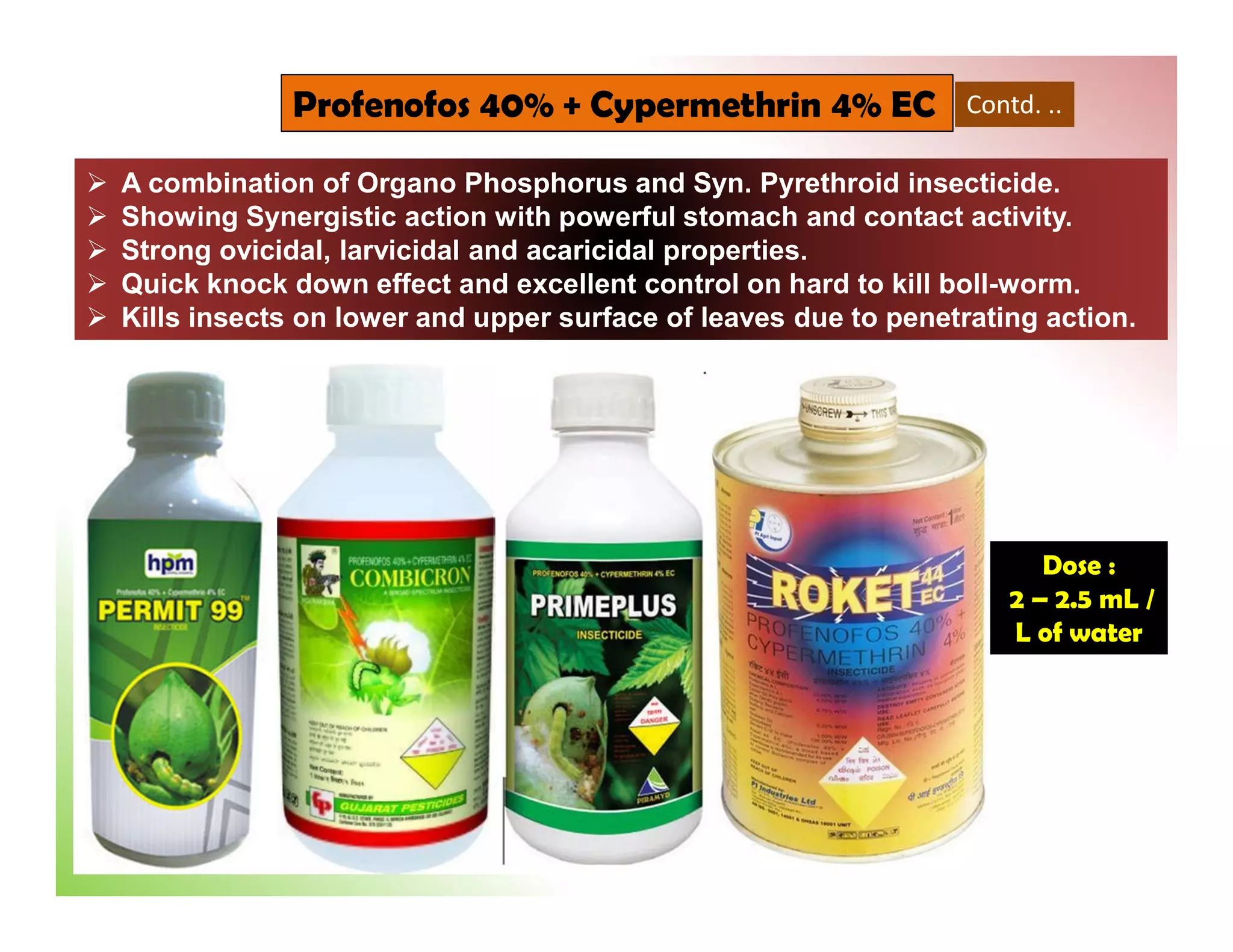 Combination insecticides in india and their uses | PDF