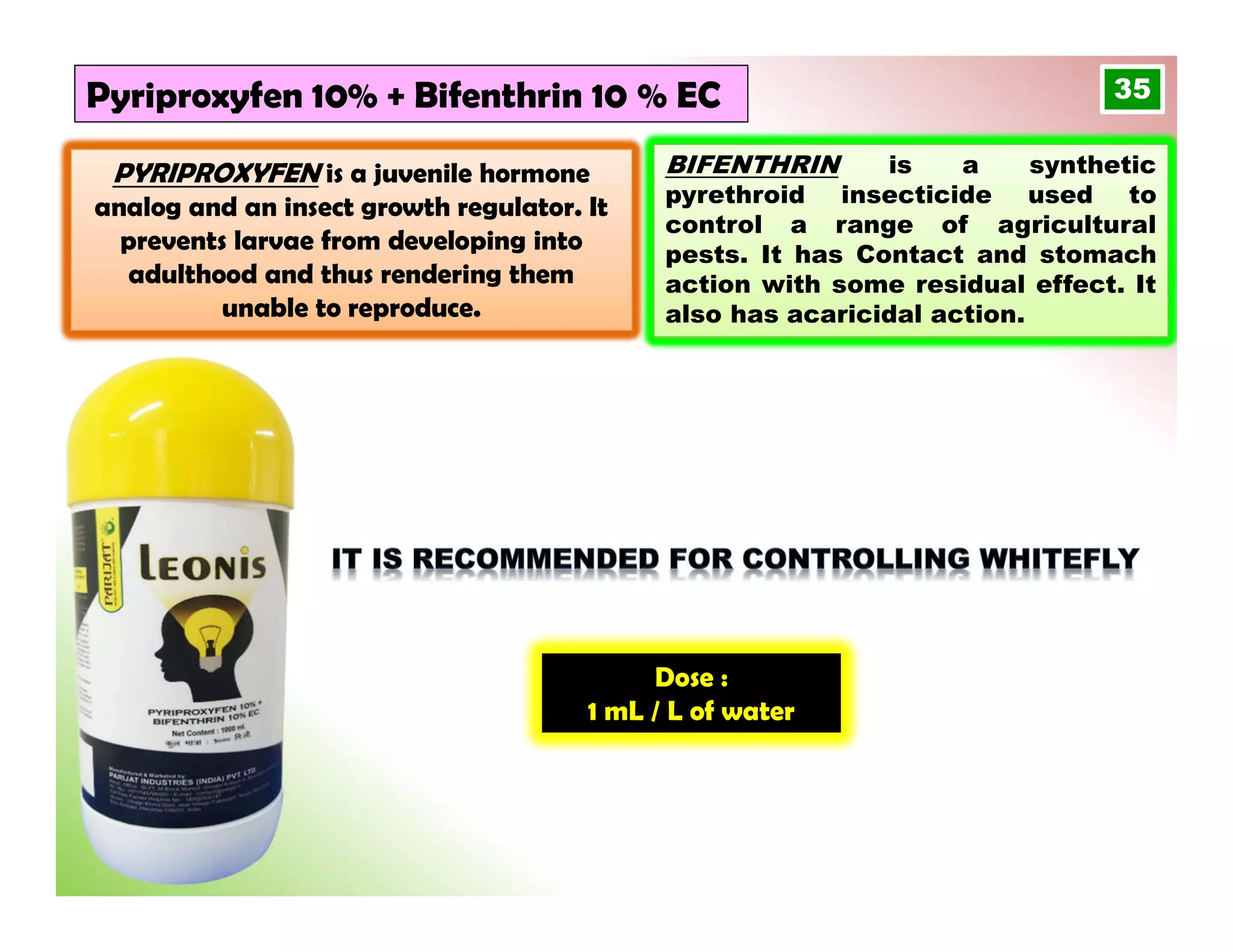 Combination insecticides in india and their uses | PDF