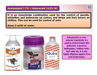Combination insecticides in india and their uses | PDF