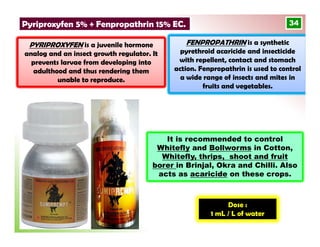 Combination insecticides in india and their uses | PDF