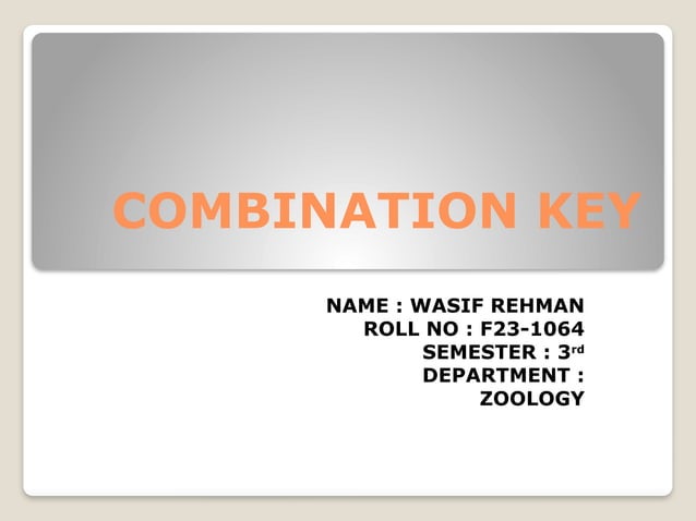 COMBINATION KEY..........................pptx