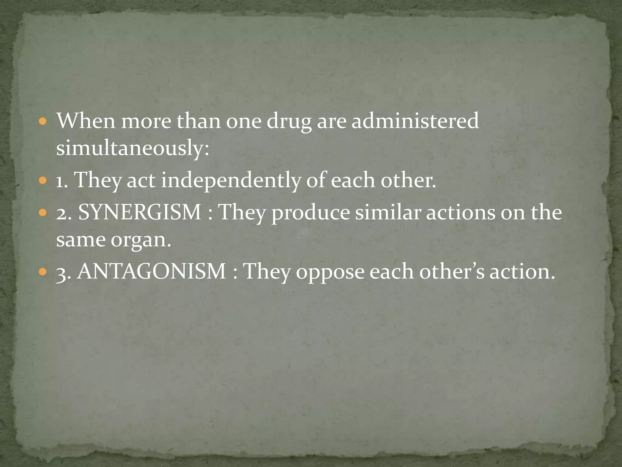 Combination of drugs | PPTX