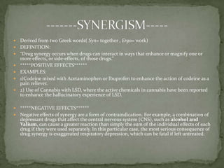 Combination of drugs | PPTX