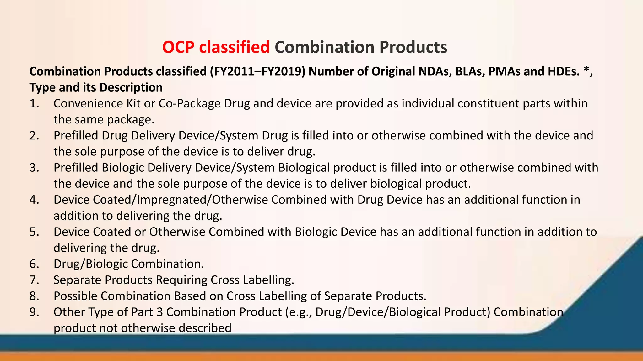 COMBINATION OF PRODUCT REGULATION (CP) IN FDA & EU.pptx