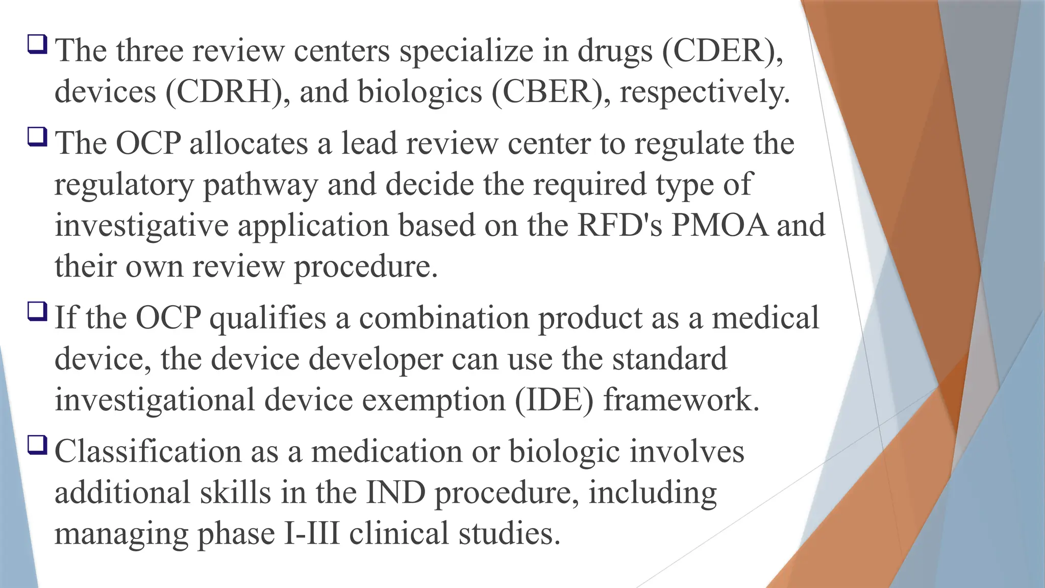 Regulation for combination products and medical devices | PPTX