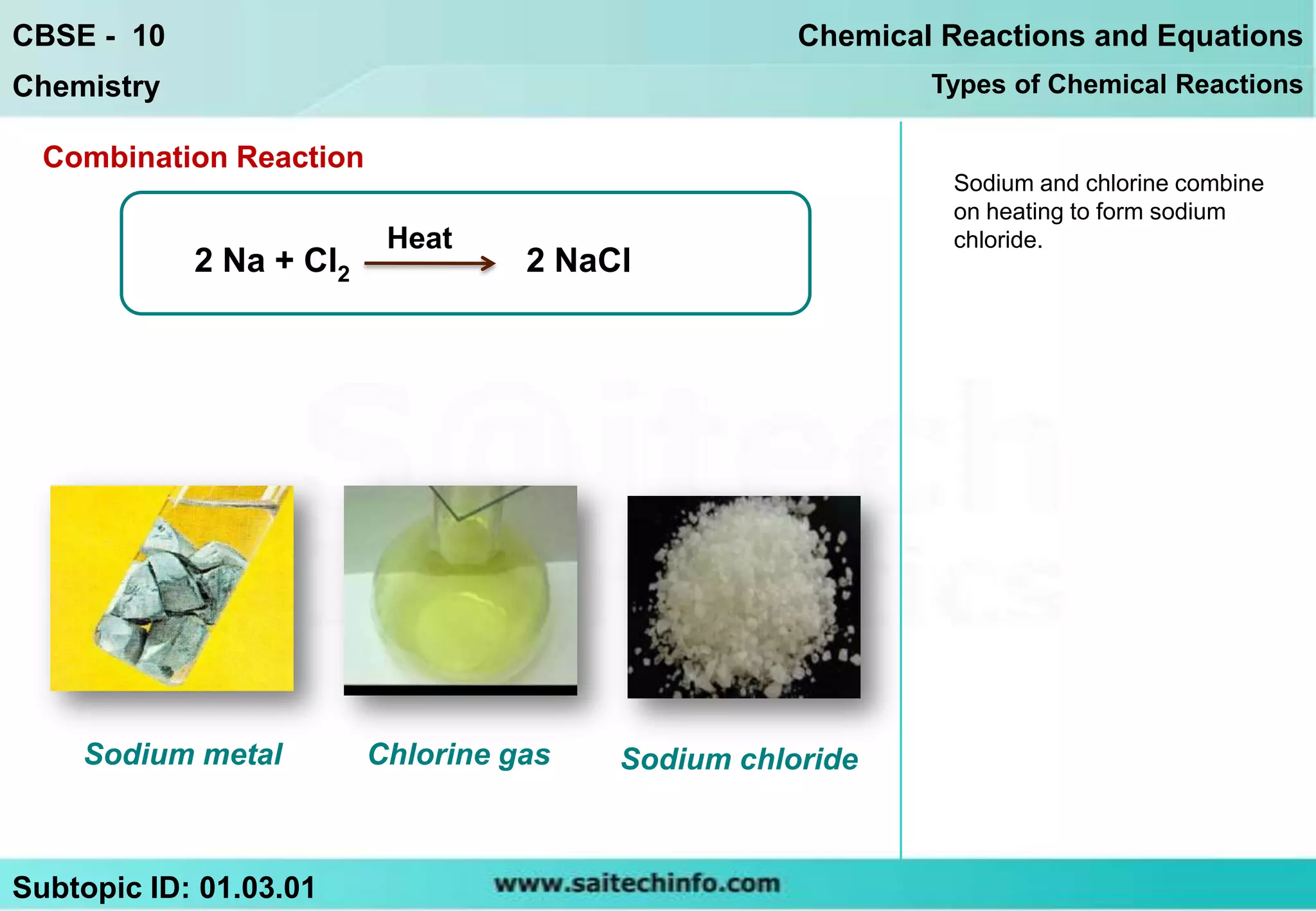 Combination reaction | PPTX