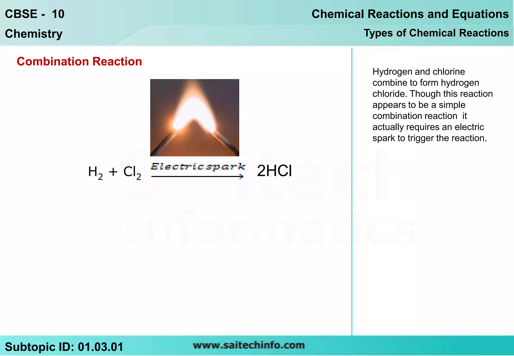 Combination reaction | PPTX