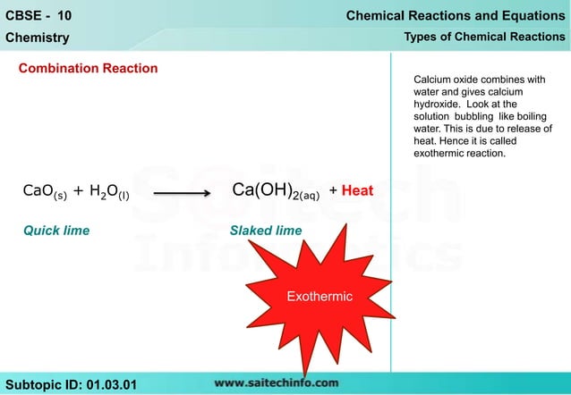 Combination reaction | PPTX