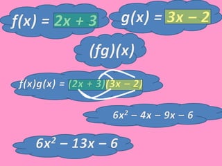 Combinations Of Functions | PPT