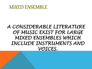 Combinations of instruments | PPTX