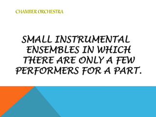 Combinations of instruments | PPTX