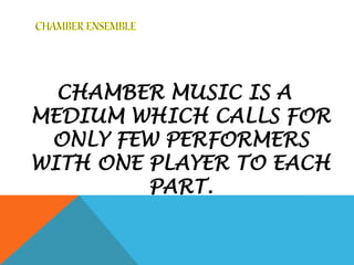 Combinations of instruments | PPTX