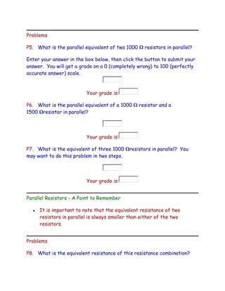 Combinations of resistors | DOCX