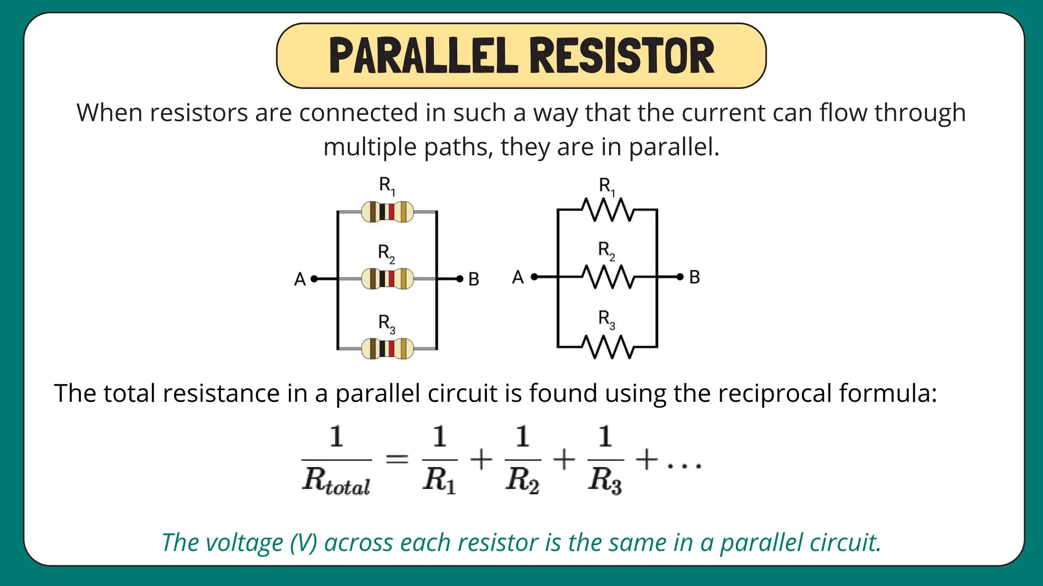 Combinations of Resistors - Combinations of Resistors | PDF