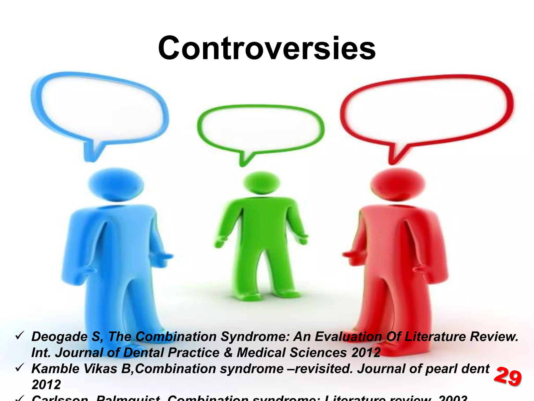 Combination syndrome revisited | PPTX