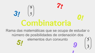 Combinatoria 4º eso | PPTX