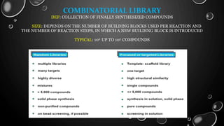 Combinatorialaaromalmc 140918223112-phpapp01 | PDF | Chemistry | Science