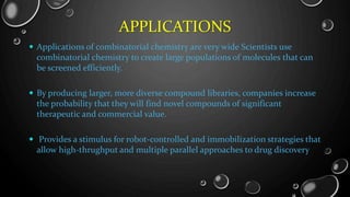 Combinatorialaaromalmc 140918223112-phpapp01 | PDF | Chemistry | Science